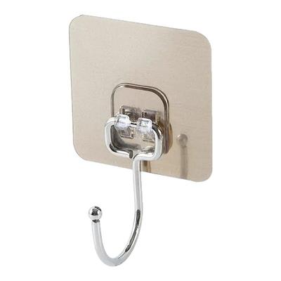 拉丝大挂钩透明无痕墙上强力承重