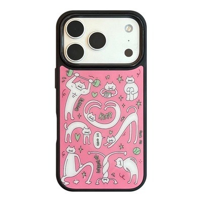 抽象猫咪适用iphone17m苹