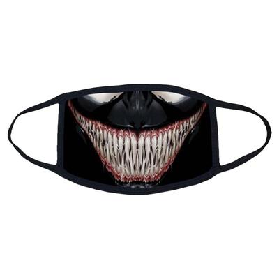 个性搞笑3d立体印花毒液牙齿口罩