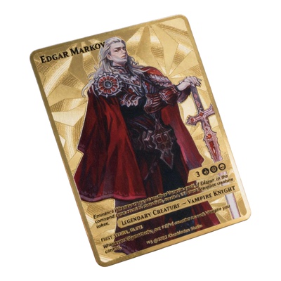 卡兹莫丹万智牌MTG指挥官EDH锌合金代卡现货水墨风 Token-奥札奇