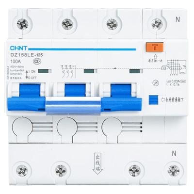 正泰大功率漏电保护断路器100A