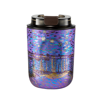 simelo纯钛咖啡杯双层水杯