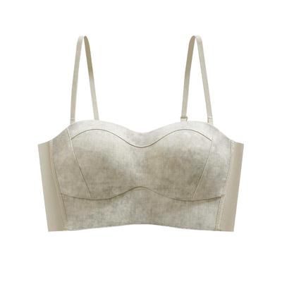 爱戴内衣女小胸聚拢抹胸式防走光