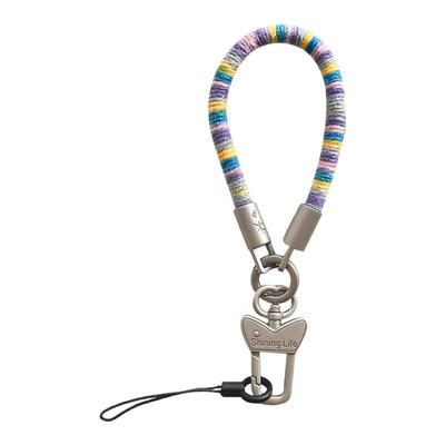 原创毛绒手机挂绳超短mini手腕带