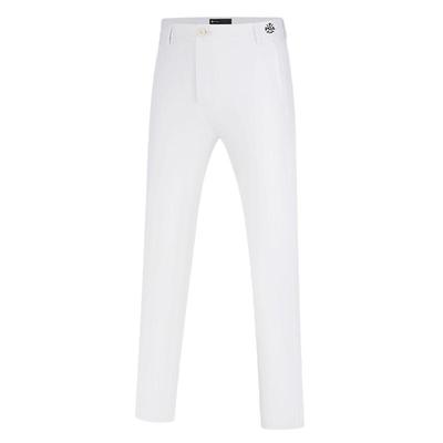 长裤修身高尔夫弹力拉链口袋