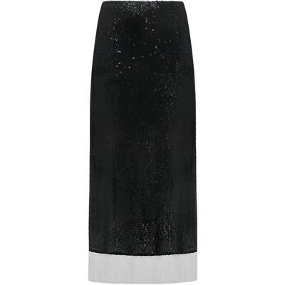 COCOBELLA奢感亮片网纱半身裙