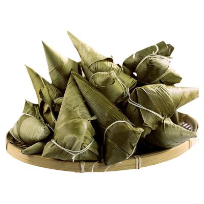 安徽太湖纯手工白水粽芝麻绿豆粽
