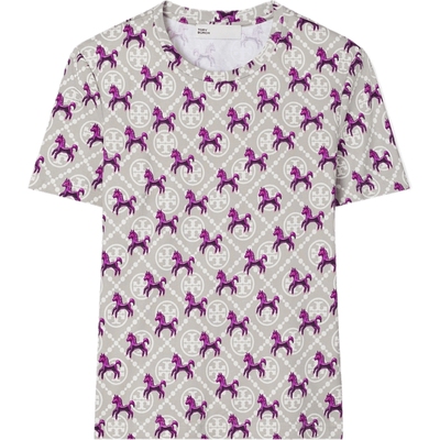TORY BURCH 汤丽柏琦 T MONOGRAM 棉质T恤177508
