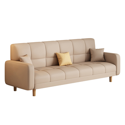 布艺沙发床奶油风双人沙发客厅