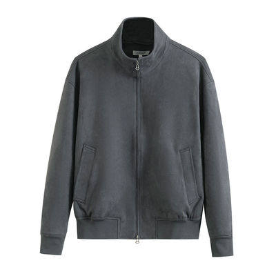 PLUS CRASH2025春秋新款立领工装夹克老钱风复古休闲百搭宽松外套