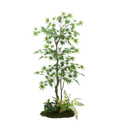 阳台仿真绿植造景组合商场橱窗装饰高级感假植物高端轻奢景观室内