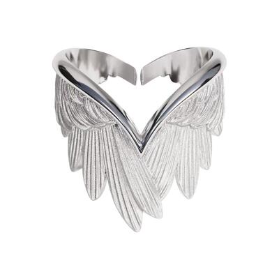CCO创意天使翅膀开口戒(998)