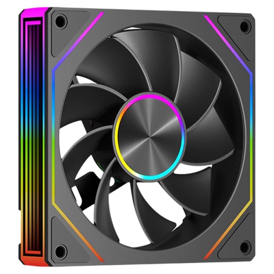 超频三FG120镜刃散热风扇