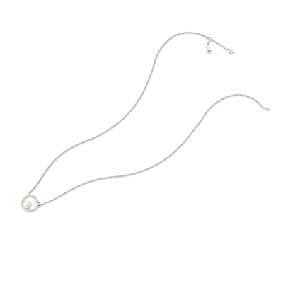 阿吉豆优雅珍珠项链时尚吊坠颈链