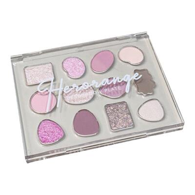 一盘封神！眼影盘韩妆粉色紫色烟熏亮片大地色日常淡妆2024新款