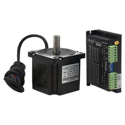 宇辉86步进电机套装86BYGH250A驱动器DM542雕刻机85步进电机450A