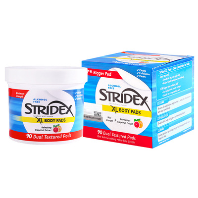 【自营】Stridex施颜适水杨酸棉片加大版90片(身体专用)