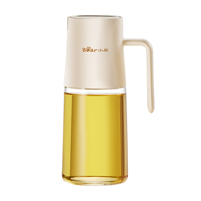 小熊玻璃油壶不滴不挂油厨房家用