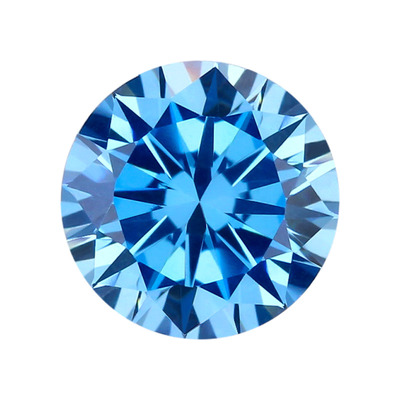 圆形高温海蓝色锆石裸石