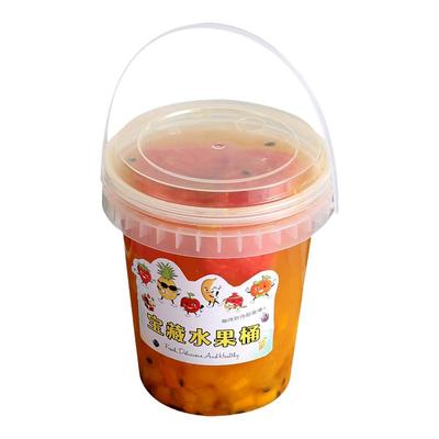 1000ml网红啦啦超级吨桶奶茶杯