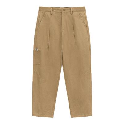 吕小虎白色高级休闲长裤男工装裤