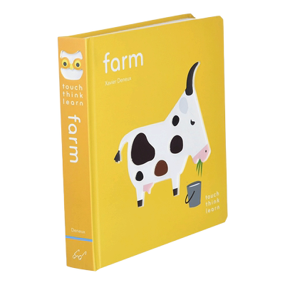 英文原版绘本 TouchThinkLearn Farm 触摸思考学习 农场 纸板书 儿童艺术启蒙 英文版 进口英语原版书籍