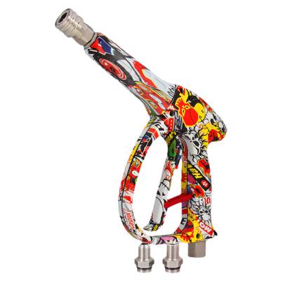 安路仕彩绘高压洗车水枪防缠绕