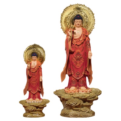 太铜《阿弥陀佛》摆件