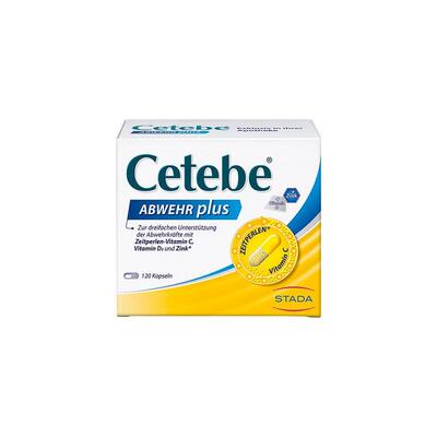 欧洲直邮德国药房Cetebe维生素C+维D3+锌缓释胶囊120粒提免疫分