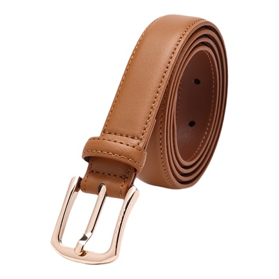 红谷女士牛皮百搭腰带装饰皮带