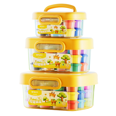 晨光超轻粘土安全无毒食品级彩泥