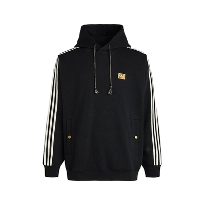 李现同款阿迪达斯新年款卫衣26男双面针织运动连帽套头衫 KT0645