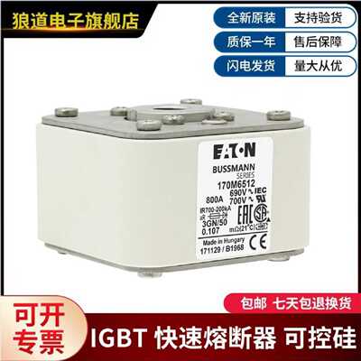 美国伊顿巴斯曼熔断器170M6471170M6508170M6509170M6510