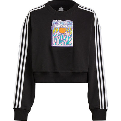 Adidas/阿迪达斯正品三叶草春秋新款女子运动套头卫衣HT2584