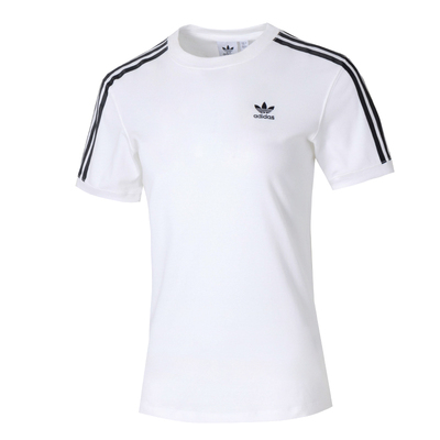 阿迪达斯三叶草正品短袖女子夏季新款运动休闲透气圆领T恤 IR8051