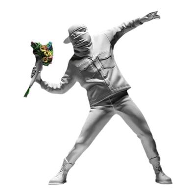 medicom白色艺术雕塑摆件玩具