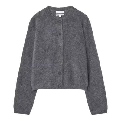 【现货】NOTHING WRITTEN拉毛羊绒纽扣式针织开衫2024秋季新品