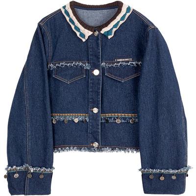 凯莉欧异域风复古牛仔外套套装