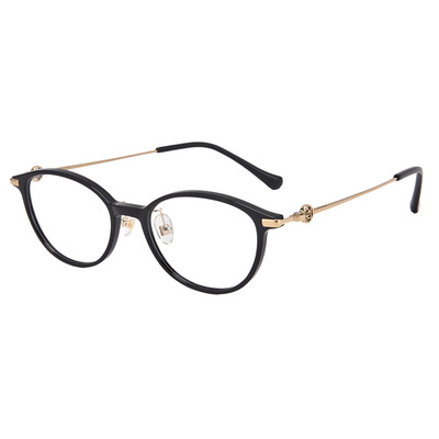 PORTS复古椭圆小框近视眼镜超轻女士镜架可配度数POF22522