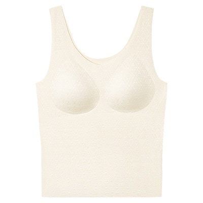 爱美丽提花带胸垫吊带背心女