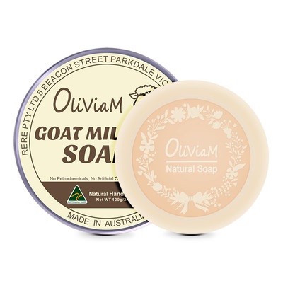 澳洲山羊奶手工皂Oliviam澳莉维亚洁面沐浴深层清洁温和滋润 原味