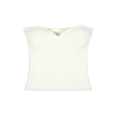 法式辣妹针织衫ba&sh镂空