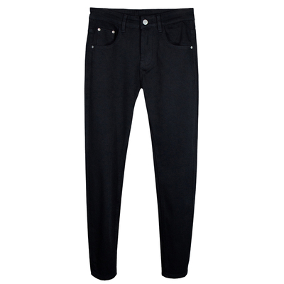 四面弹防褪色九分牛仔裤男新款黑色莱赛尔休闲通勤百搭修身小脚裤