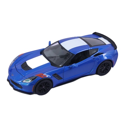 1:24仿真2017款Corvette Grand Sport合金跑车模型静态汽车摆件男