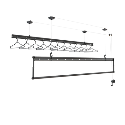 好太太阳台手摇双杆式升降晾衣架
