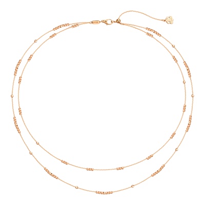 GXIAOXIAO双层叠戴百搭素款项链