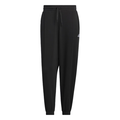 adidas阿迪达斯官方男裤女裤冬季加绒加厚束脚运动宽松长裤JM9117