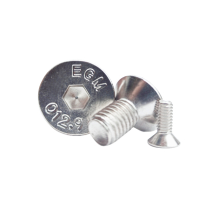 镀镍白色合金钢螺钉平头内六角