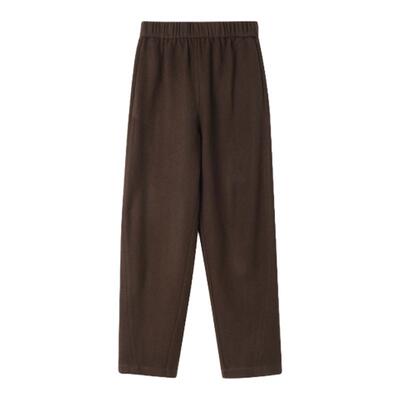 THESOONG简约百搭绵羊毛休闲裤