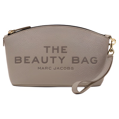 【礼物】MARC JACOBS/莫杰 BEAUTY 牛皮纯色化妆包手拿洗漱包